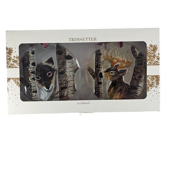 Dillards | Accents | Trimsetter Dillards Christmas Ornament Fox Wolf ...